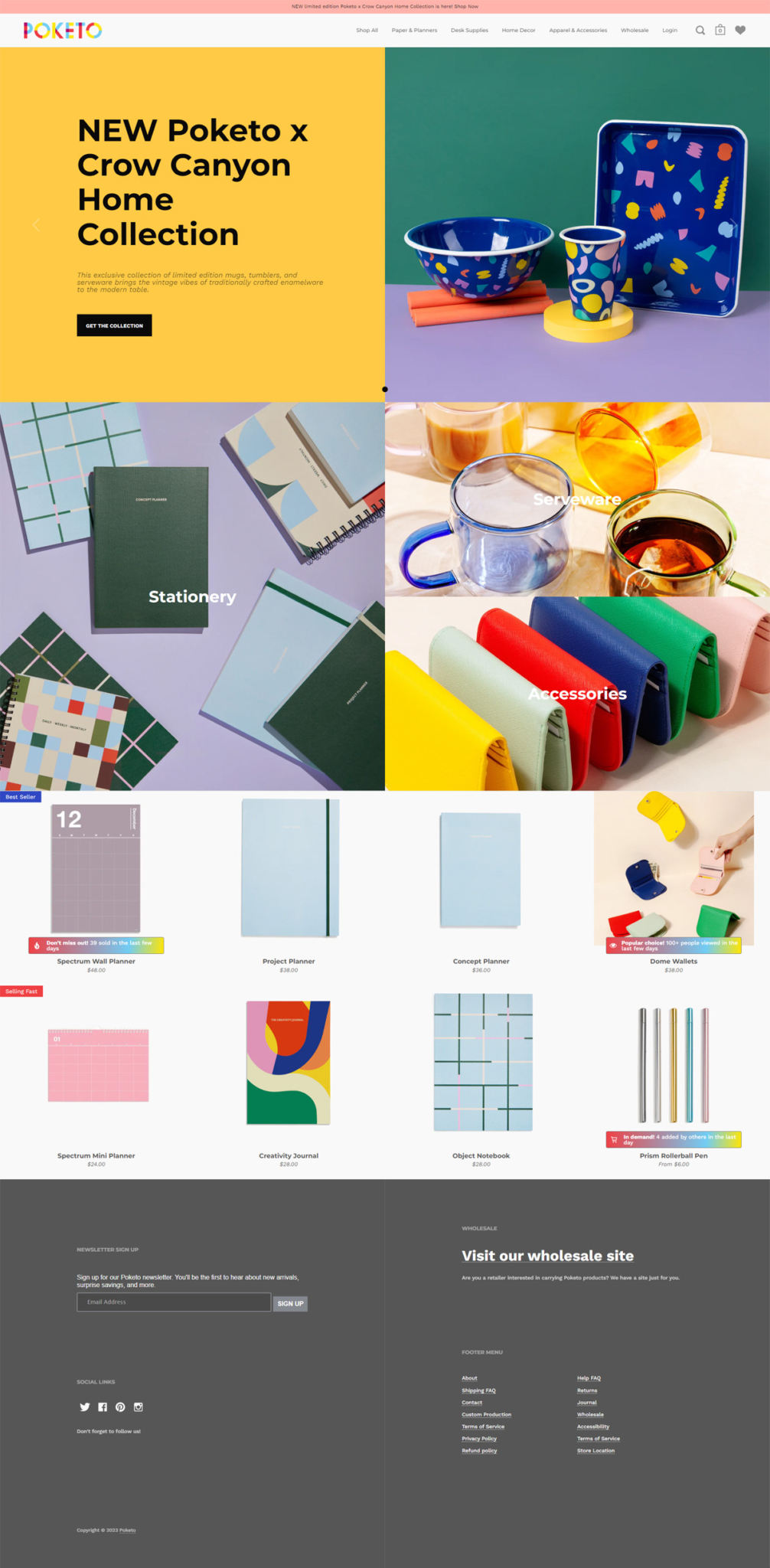 Poketo | eCommerce Website Design Gallery & Tech Inspiration