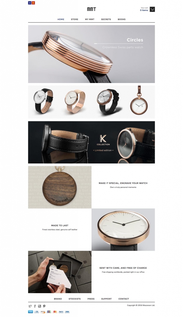 MMT | eCommerce Website Design Gallery & Tech Inspiration