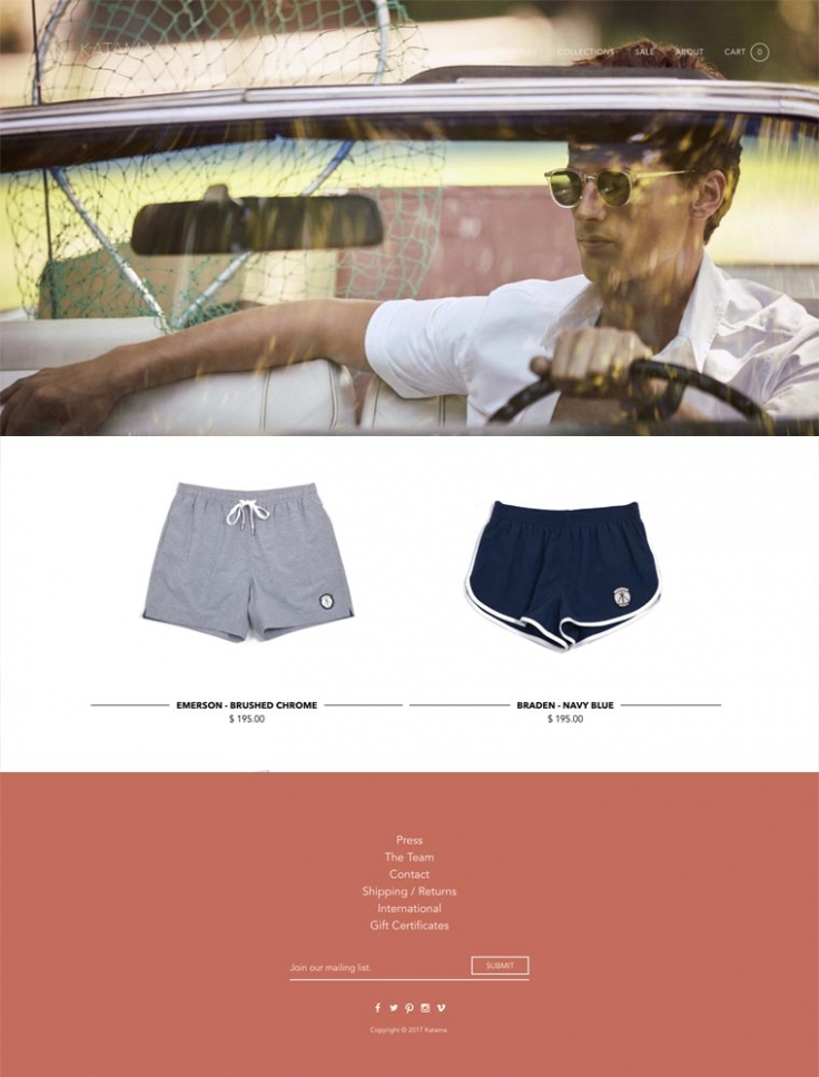Katama Swim | eCommerce Website Design Gallery & Tech Inspiration