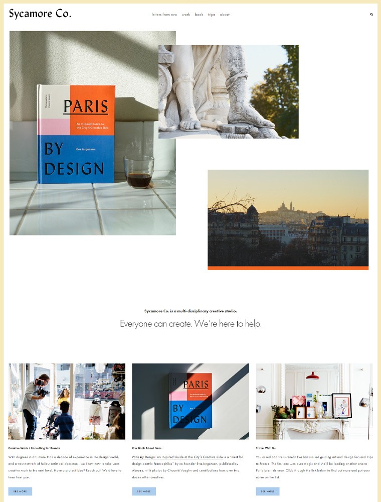 Sycamore Street Press | eCommerce Website Design Gallery & Tech Inspiration