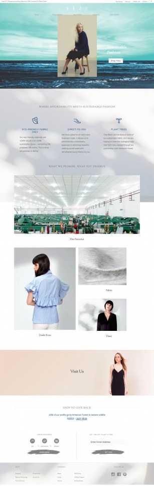 SiiZU | eCommerce Website Design Gallery & Tech Inspiration