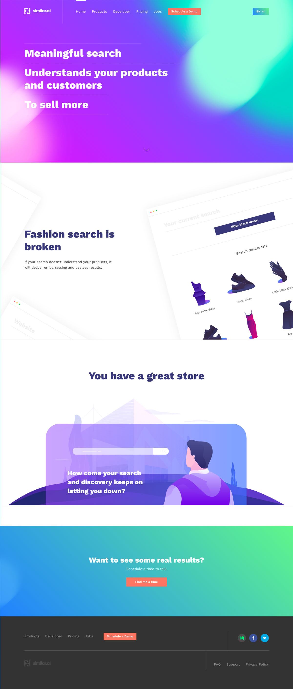 Similar.ai | eCommerce Website Design Gallery & Tech Inspiration