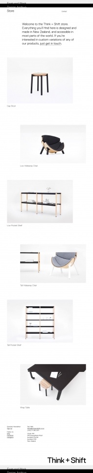 Think + Shift | eCommerce Website Design Gallery & Tech Inspiration