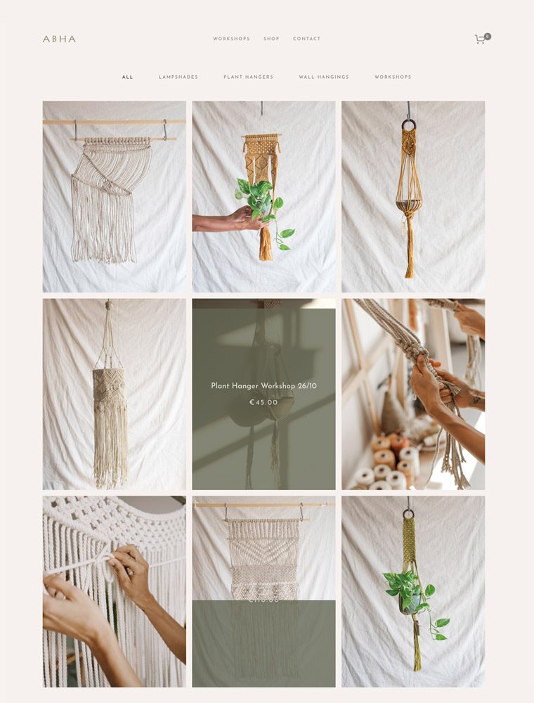 Abha | eCommerce Website Design Gallery & Tech Inspiration