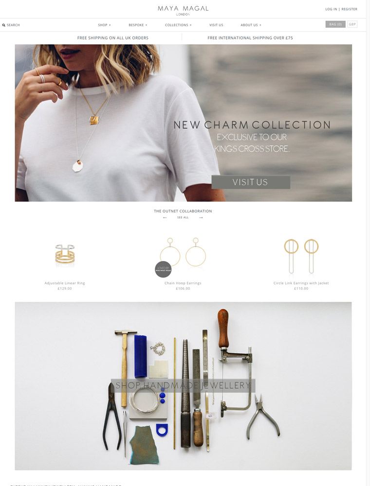 Maya Magal | eCommerce Website Design Gallery & Tech Inspiration