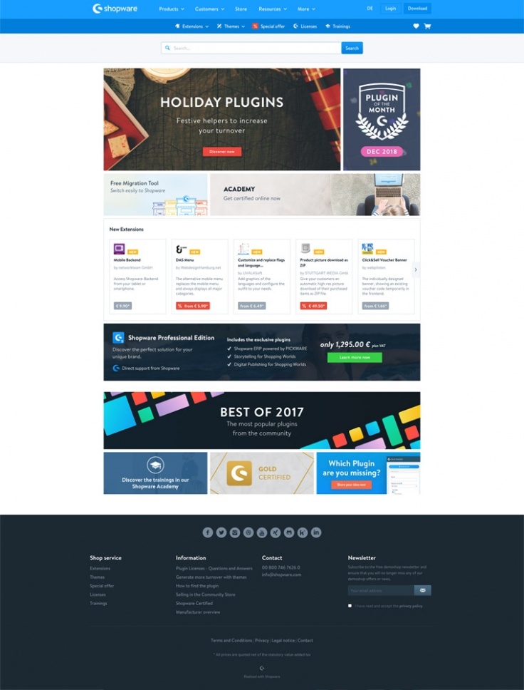 etracker | eCommerce Website Design Gallery & Tech Inspiration