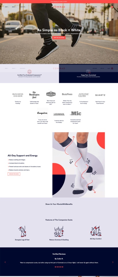 Comrad | eCommerce Website Design Gallery & Tech Inspiration