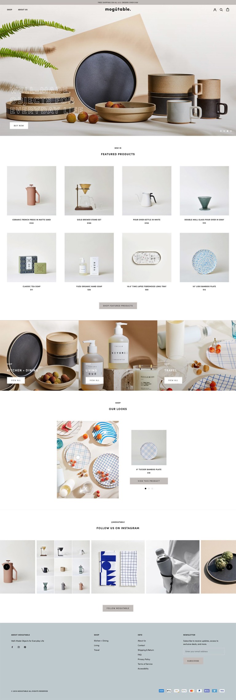Mogutable | eCommerce Website Design Gallery & Tech Inspiration