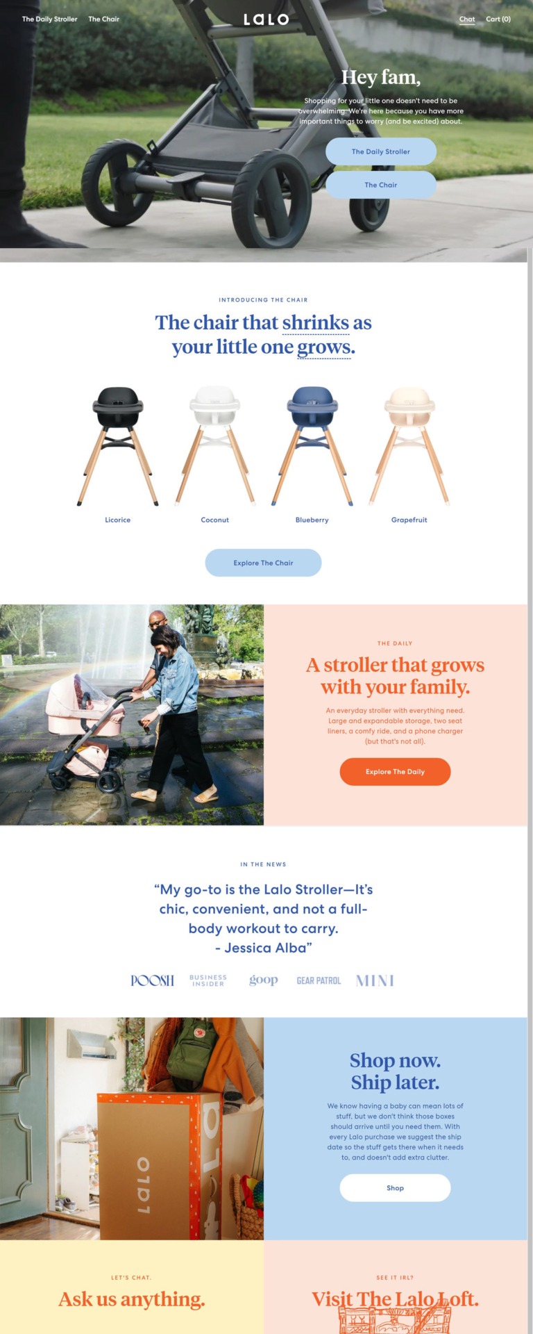 Lalo | eCommerce Website Design Gallery & Tech Inspiration