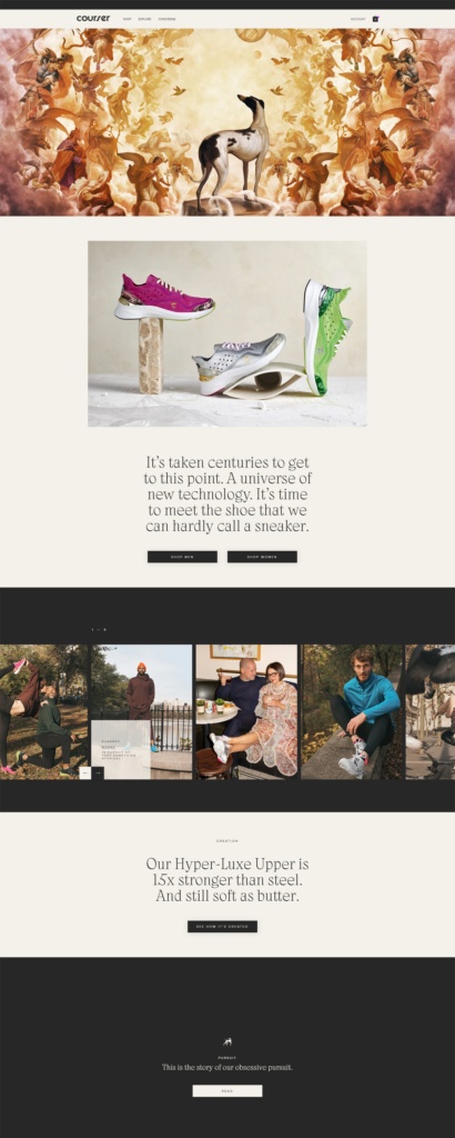 Courser | eCommerce Website Design Gallery & Tech Inspiration