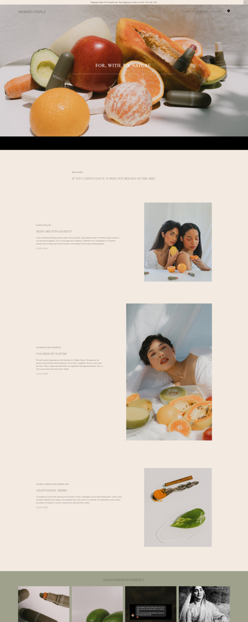 Mango People | eCommerce Website Design Gallery & Tech Inspiration