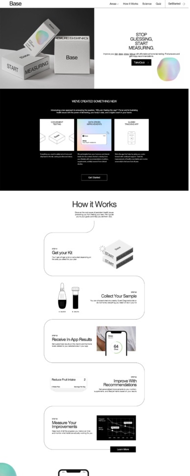 Base | eCommerce Website Design Gallery & Tech Inspiration