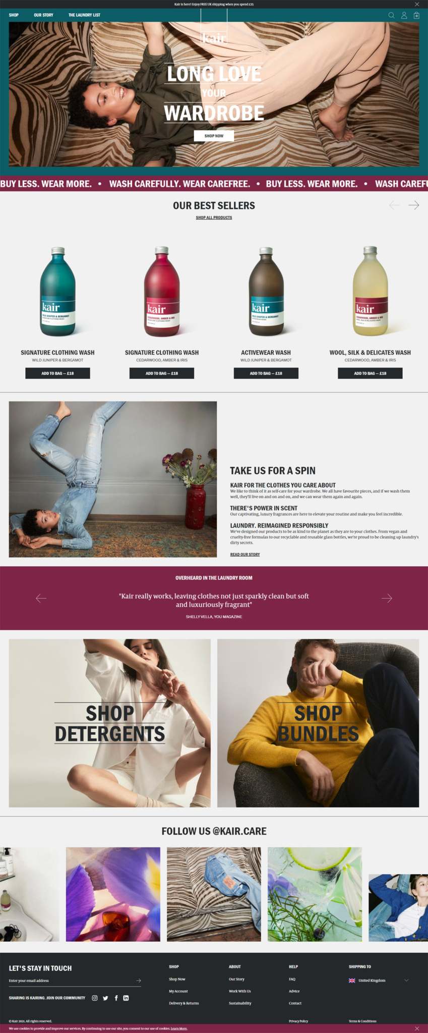 Kair | eCommerce Website Design Gallery & Tech Inspiration