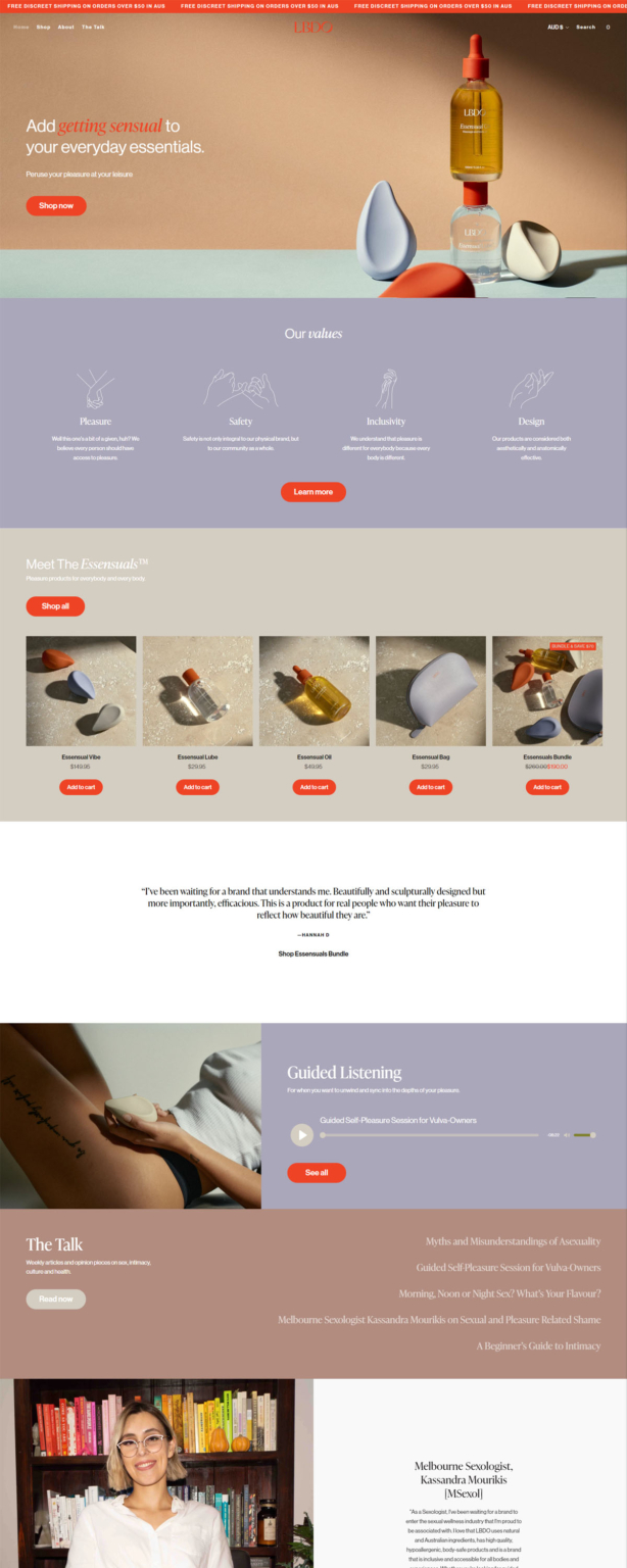 LBDO | eCommerce Website Design Gallery & Tech Inspiration