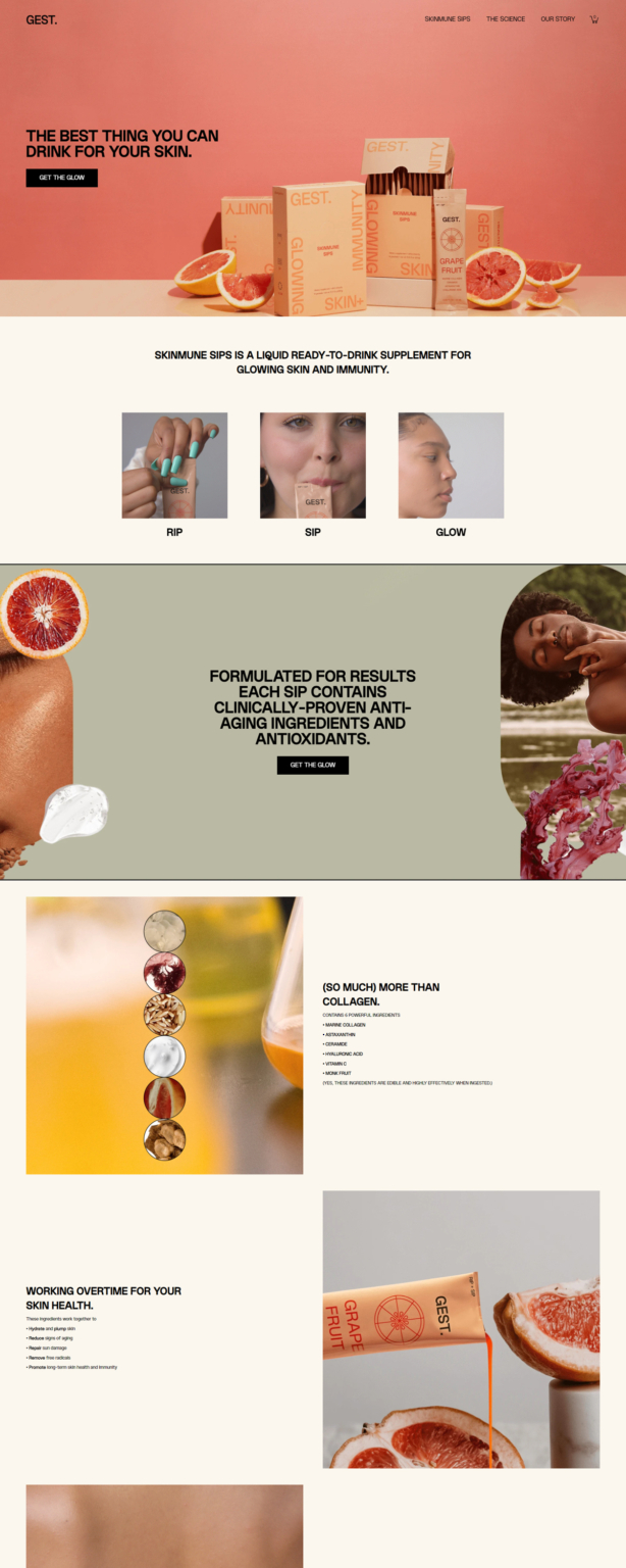 GEST | eCommerce Website Design Gallery & Tech Inspiration
