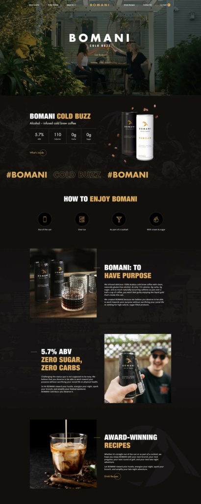 Bomani | eCommerce Website Design Gallery & Tech Inspiration
