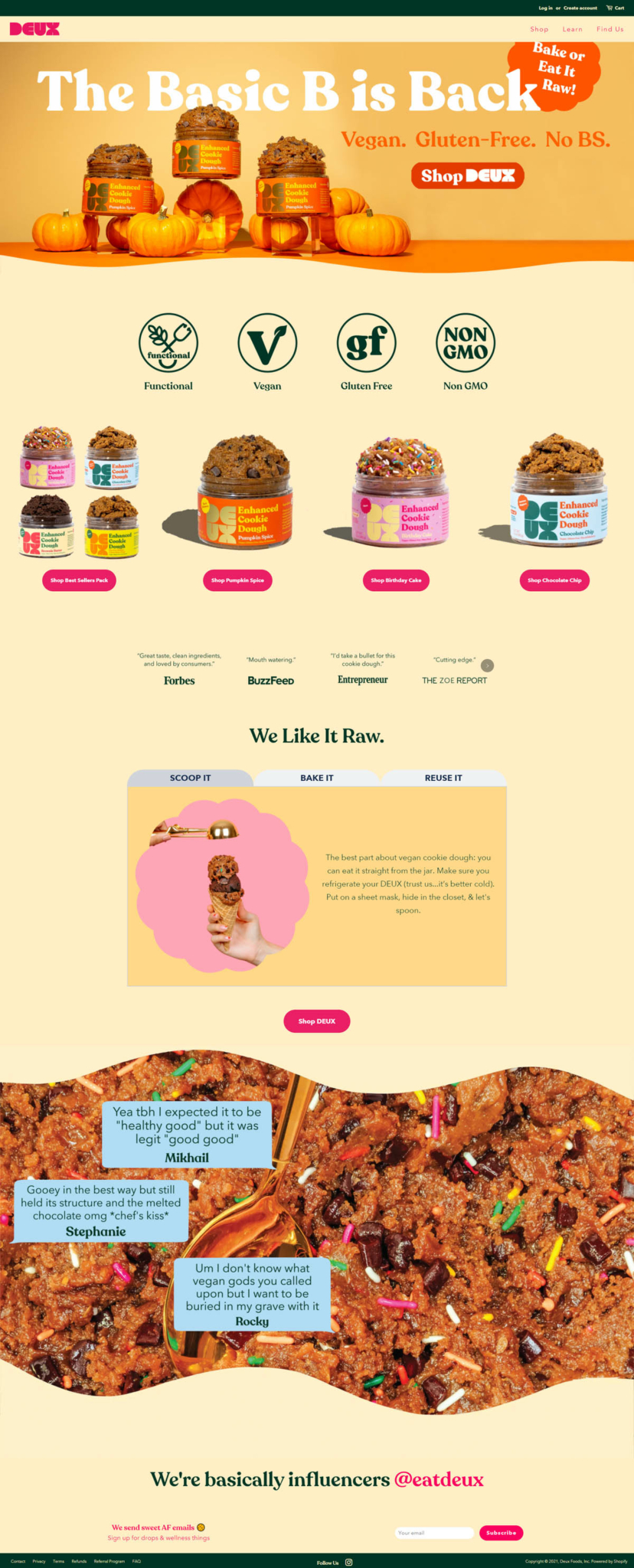 DEUX | eCommerce Website Design Gallery & Tech Inspiration