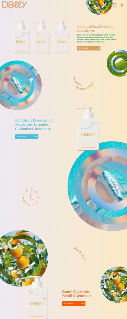 Daily Goods | eCommerce Website Design Gallery & Tech Inspiration