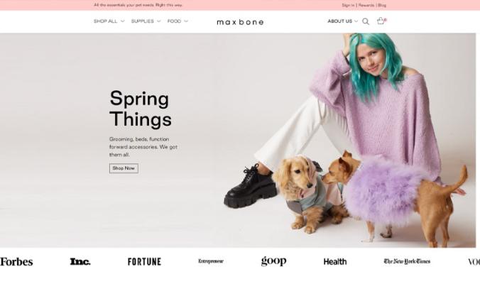 Fable Pets | eCommerce Website Design Gallery & Tech Inspiration