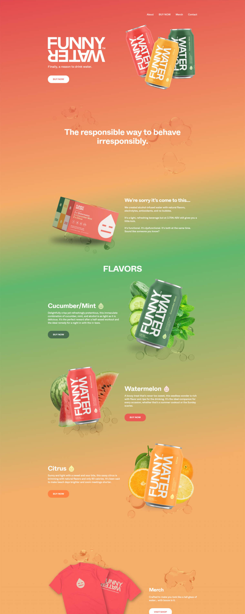 Funny Water ECommerce Website Design Gallery Tech Inspiration Funny Water ECommerce Website Design Gallery Tech Inspiration