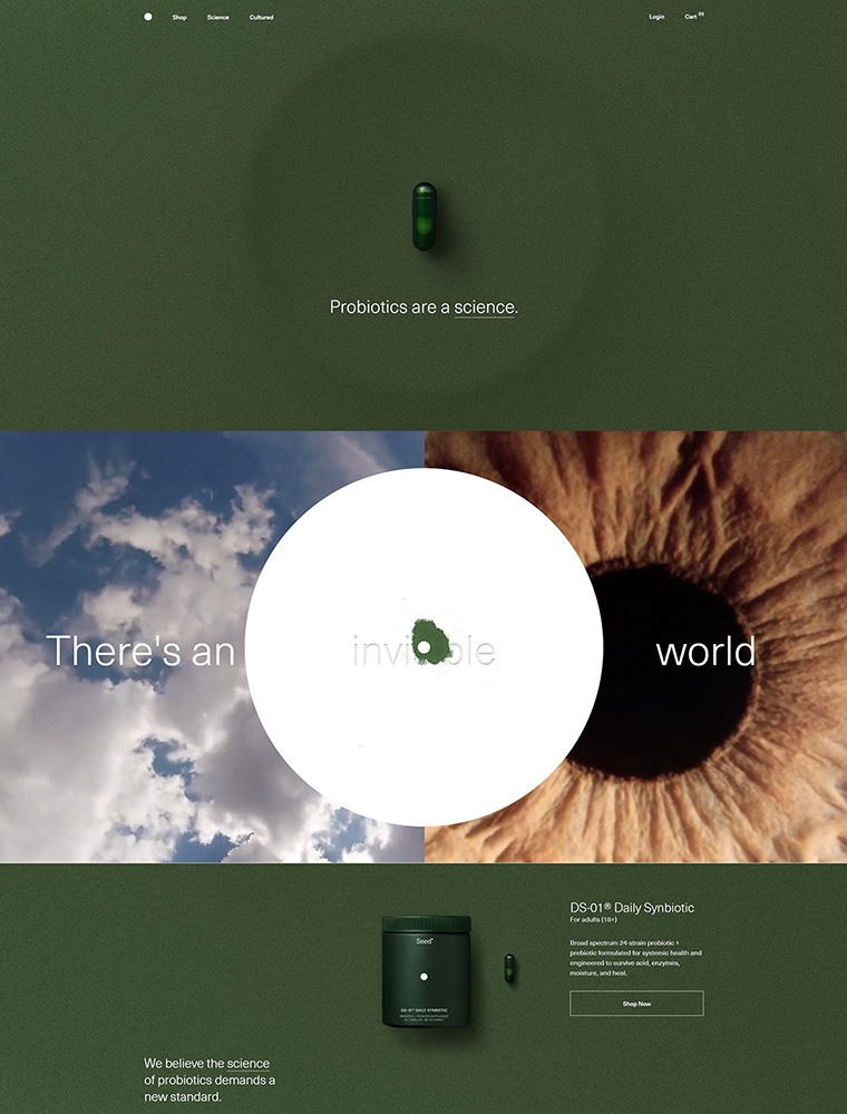 Seed | eCommerce Website Design Gallery & Tech Inspiration