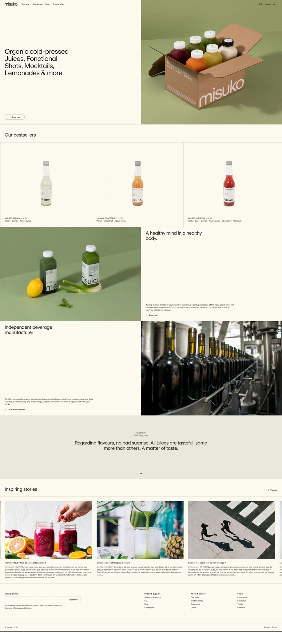 Misuko | eCommerce Website Design Gallery & Tech Inspiration