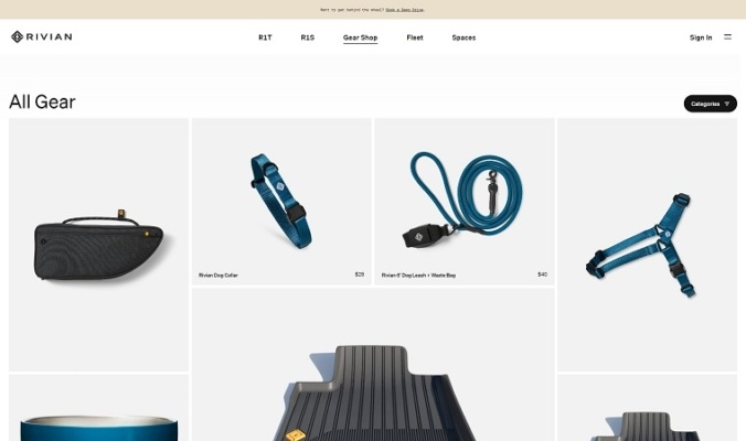 Kinetic | eCommerce Website Design Gallery & Tech Inspiration