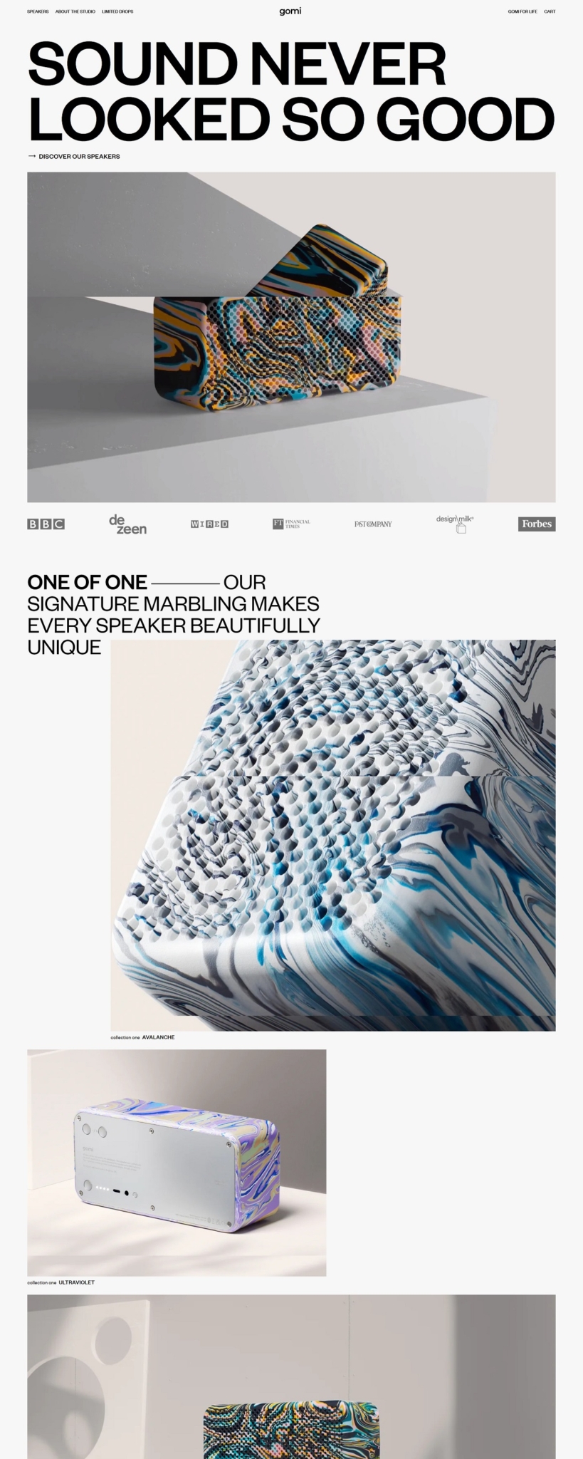 Gomi | eCommerce Website Design Gallery & Tech Inspiration