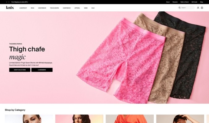 SKIMS | eCommerce Website Design Gallery & Tech Inspiration