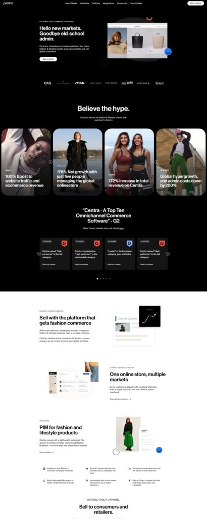 Centra | eCommerce Website Design Gallery & Tech Inspiration