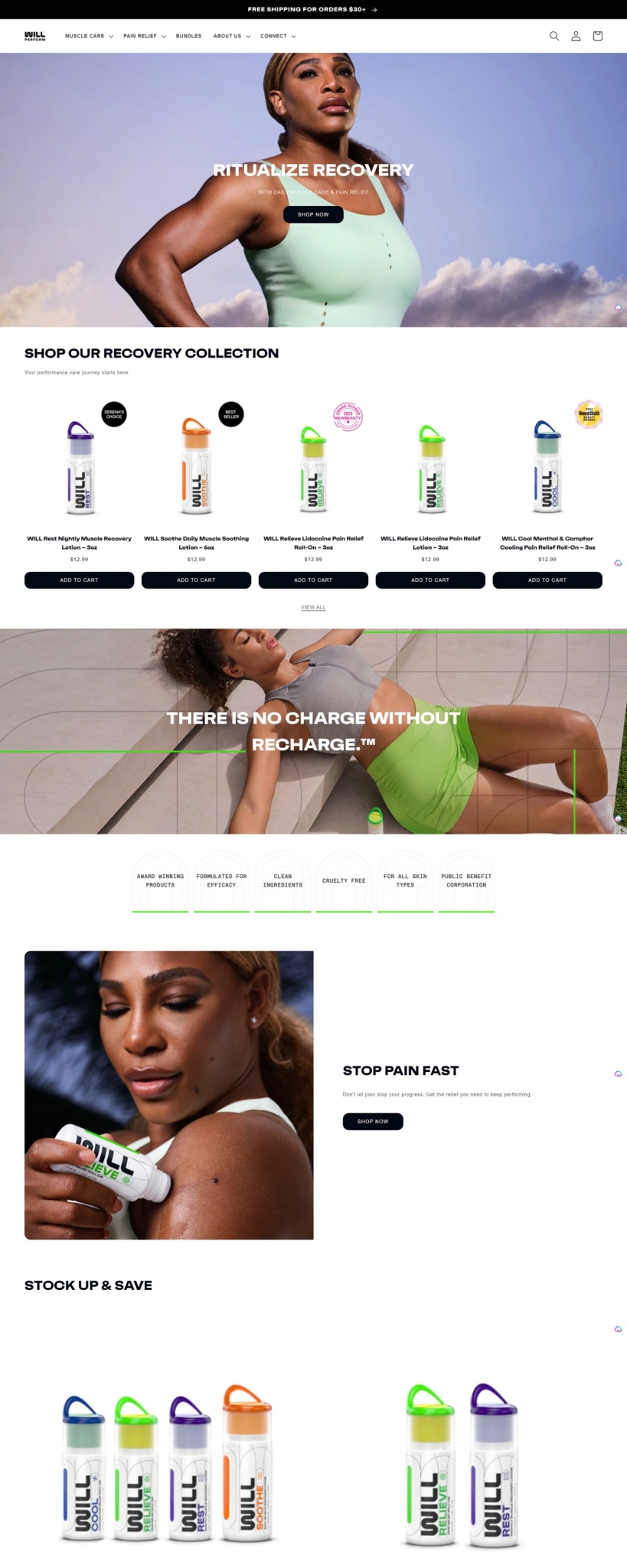 Will Perform | eCommerce Website Design Gallery & Tech Inspiration
