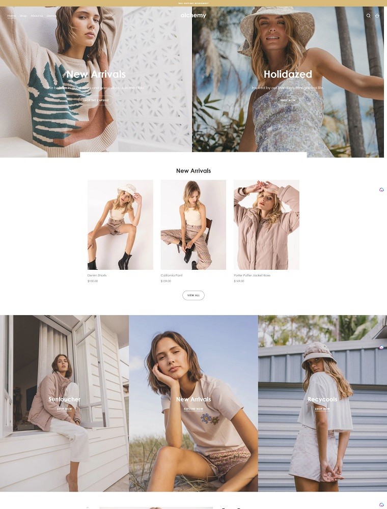 Alchemy | eCommerce Website Design Gallery & Tech Inspiration