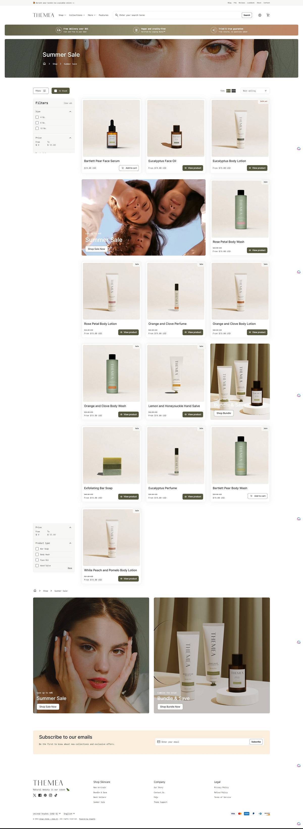 Align | eCommerce Website Design Gallery & Tech Inspiration
