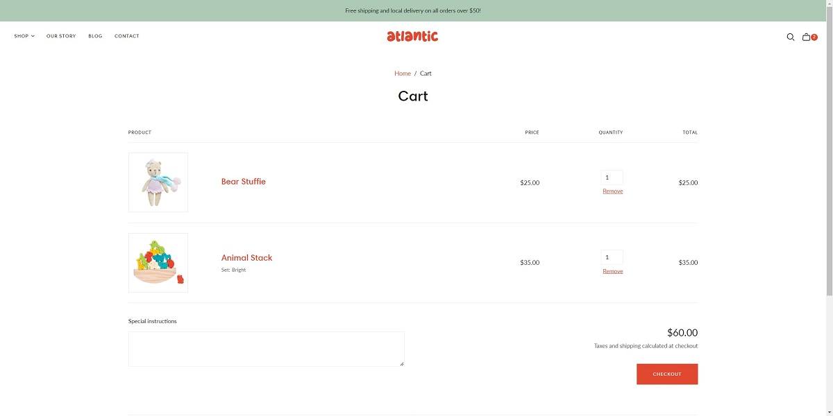 Atlantic | eCommerce Website Design Gallery & Tech Inspiration