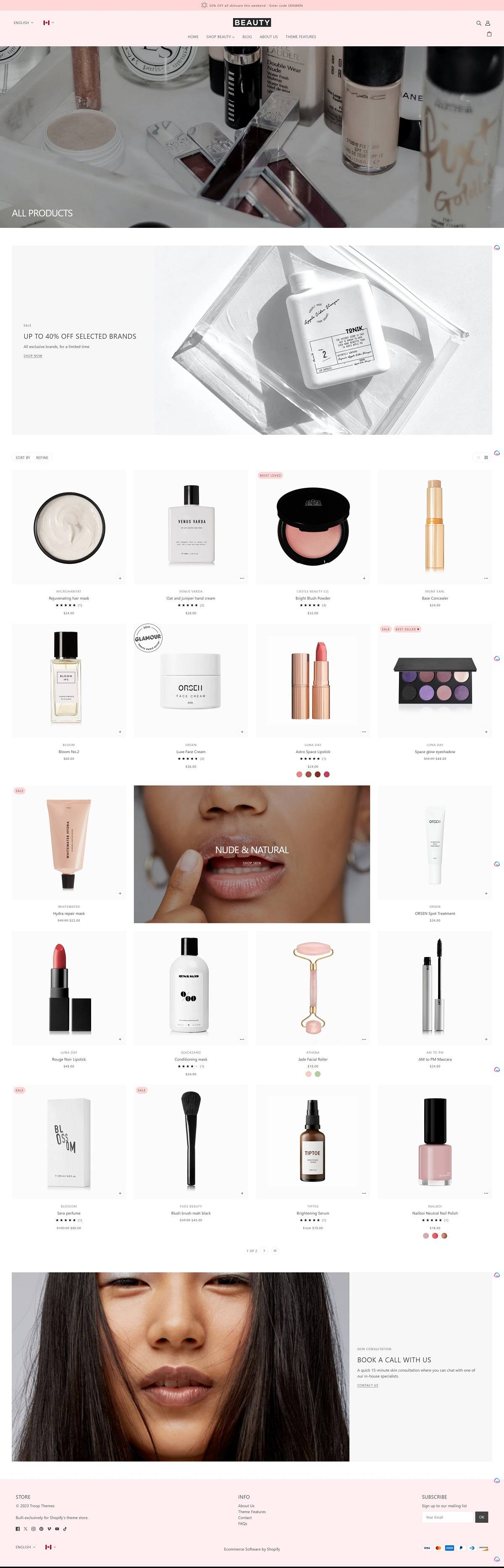 Blockshop | eCommerce Website Design Gallery & Tech Inspiration