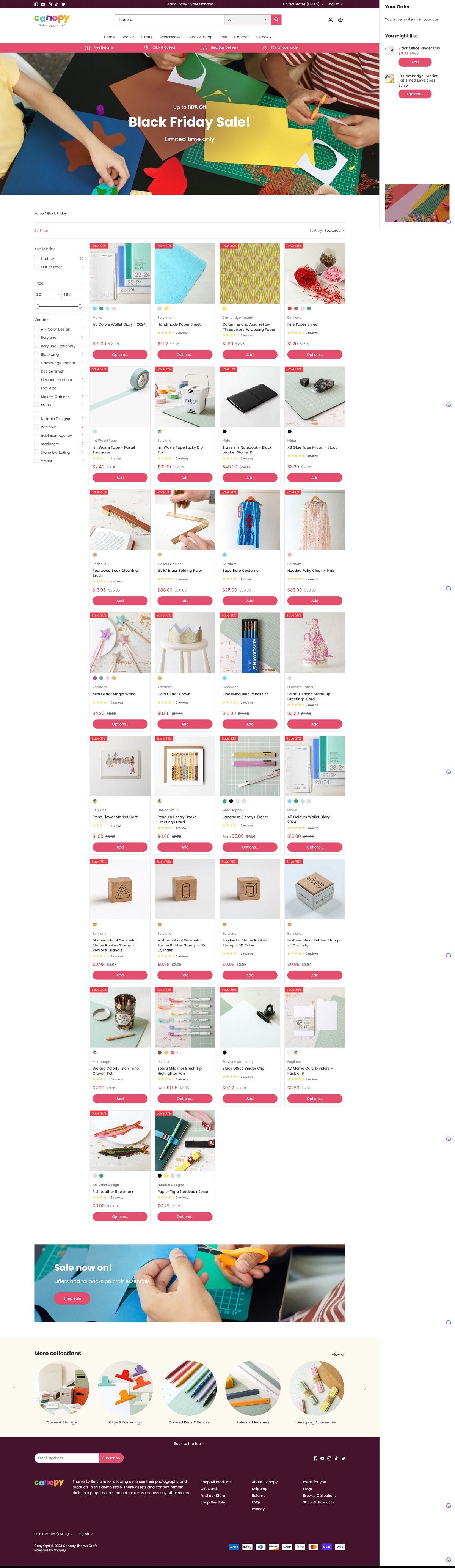 Canopy | eCommerce Website Design Gallery & Tech Inspiration