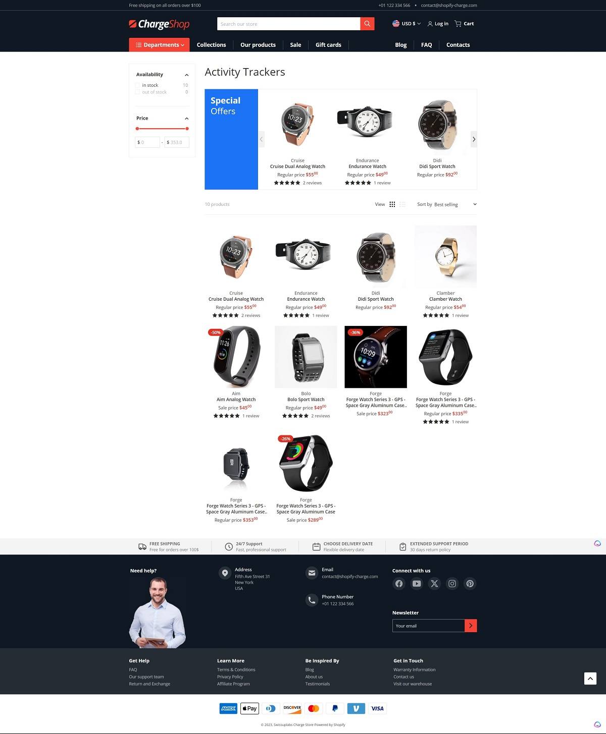 Charge | eCommerce Website Design Gallery & Tech Inspiration