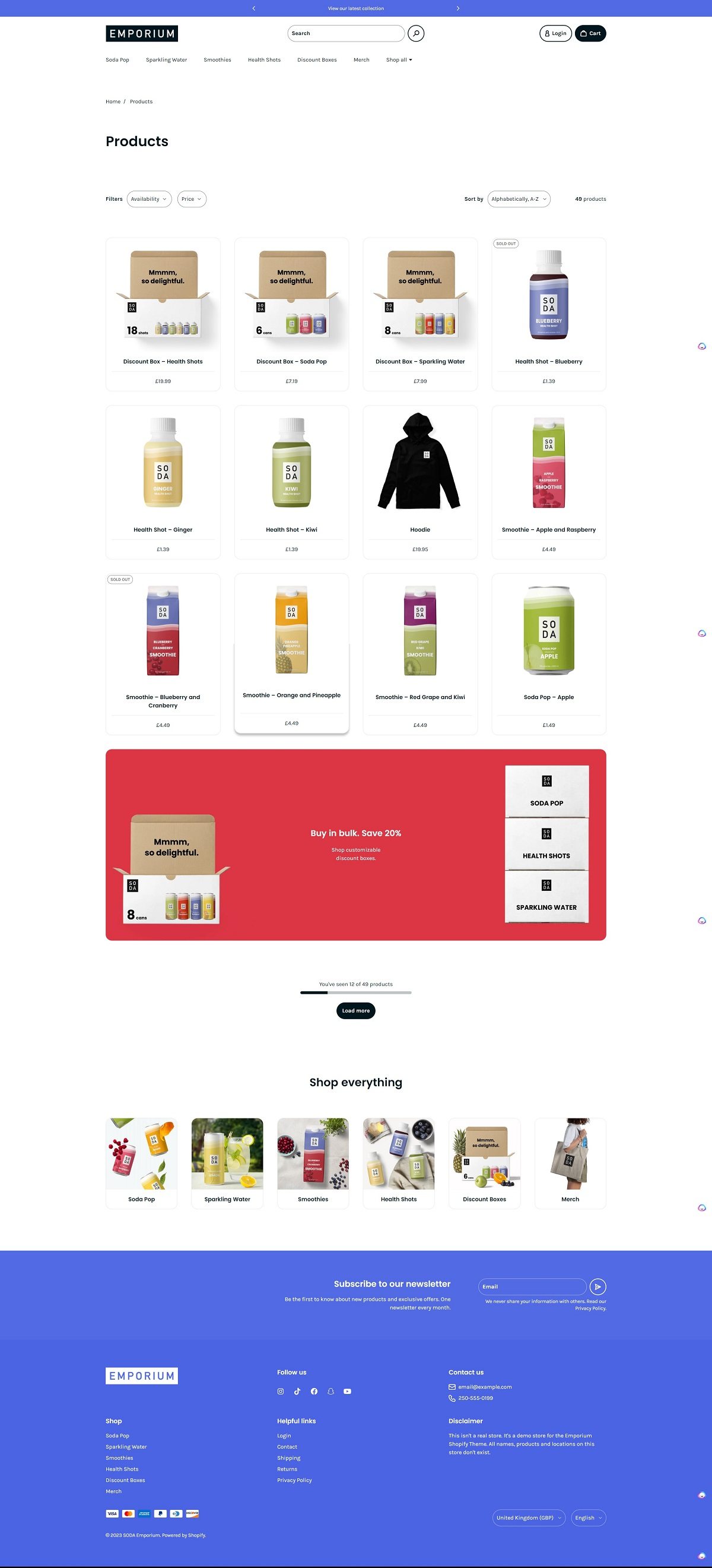 Emporium | eCommerce Website Design Gallery & Tech Inspiration