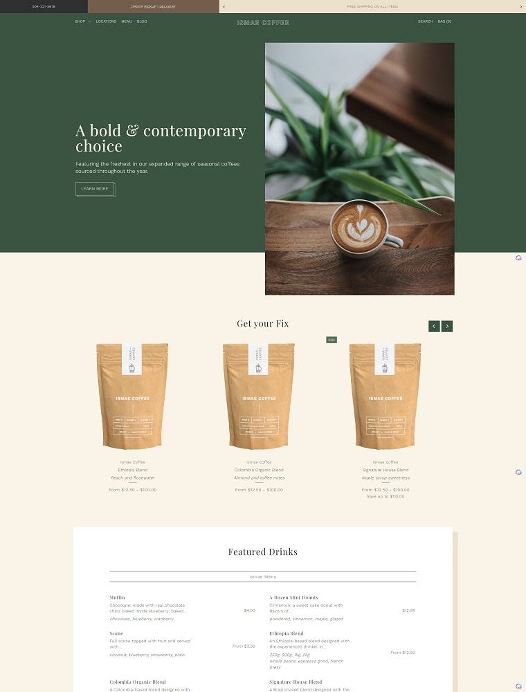 Foodie | eCommerce Website Design Gallery & Tech Inspiration