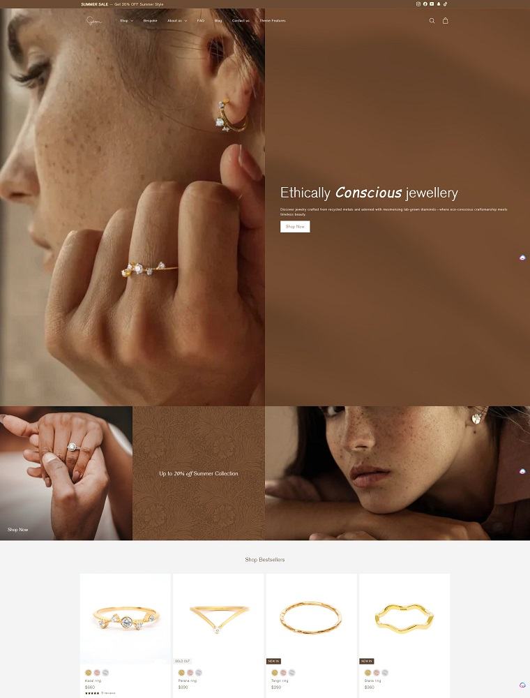 Gem | eCommerce Website Design Gallery & Tech Inspiration