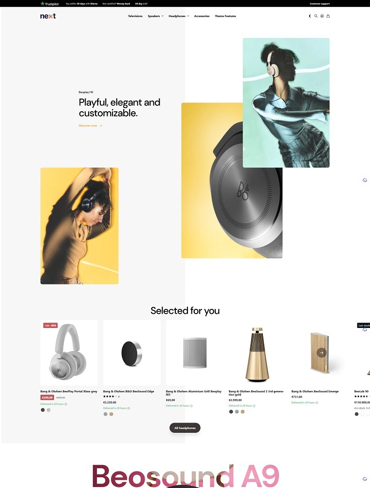 Next | eCommerce Website Design Gallery & Tech Inspiration