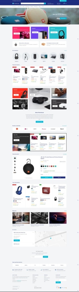 Warehouse | eCommerce Website Design Gallery & Tech Inspiration