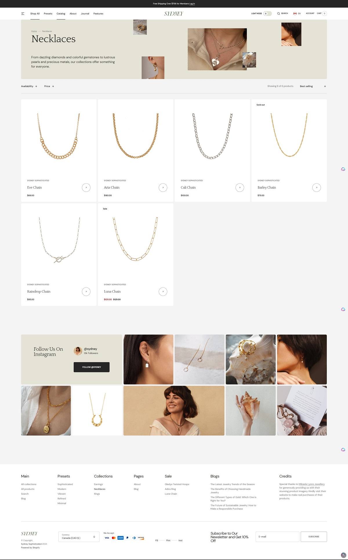 Sydney | eCommerce Website Design Gallery & Tech Inspiration
