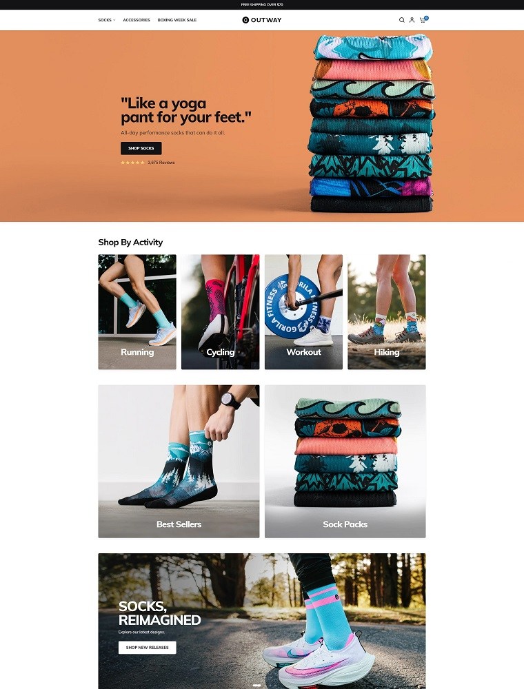Outway | eCommerce Website Design Gallery & Tech Inspiration