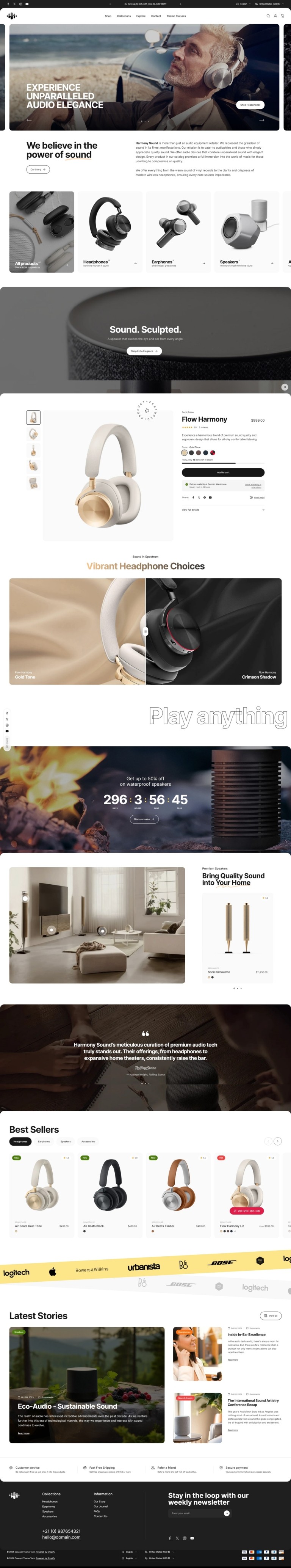 Concept | eCommerce Website Design Gallery & Tech Inspiration