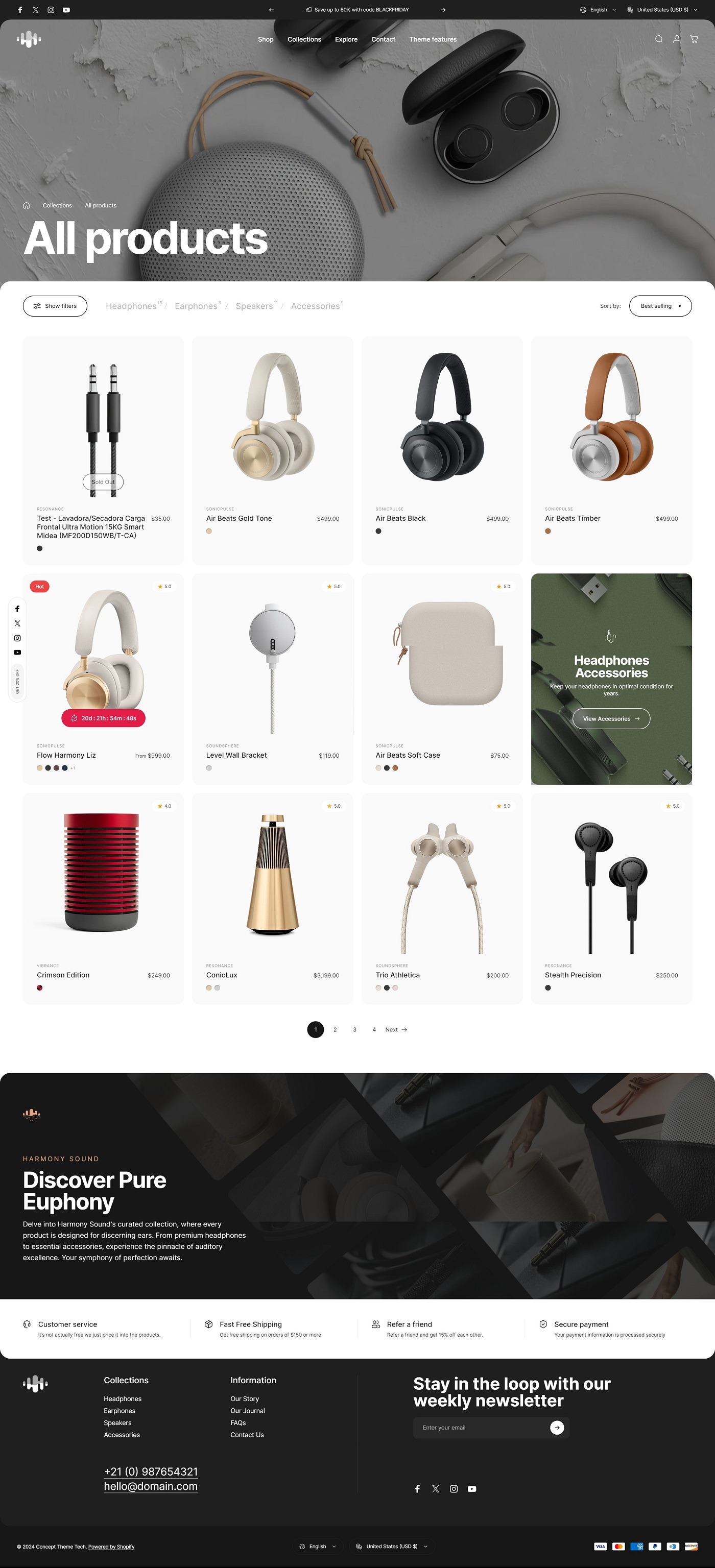 Concept | eCommerce Website Design Gallery & Tech Inspiration