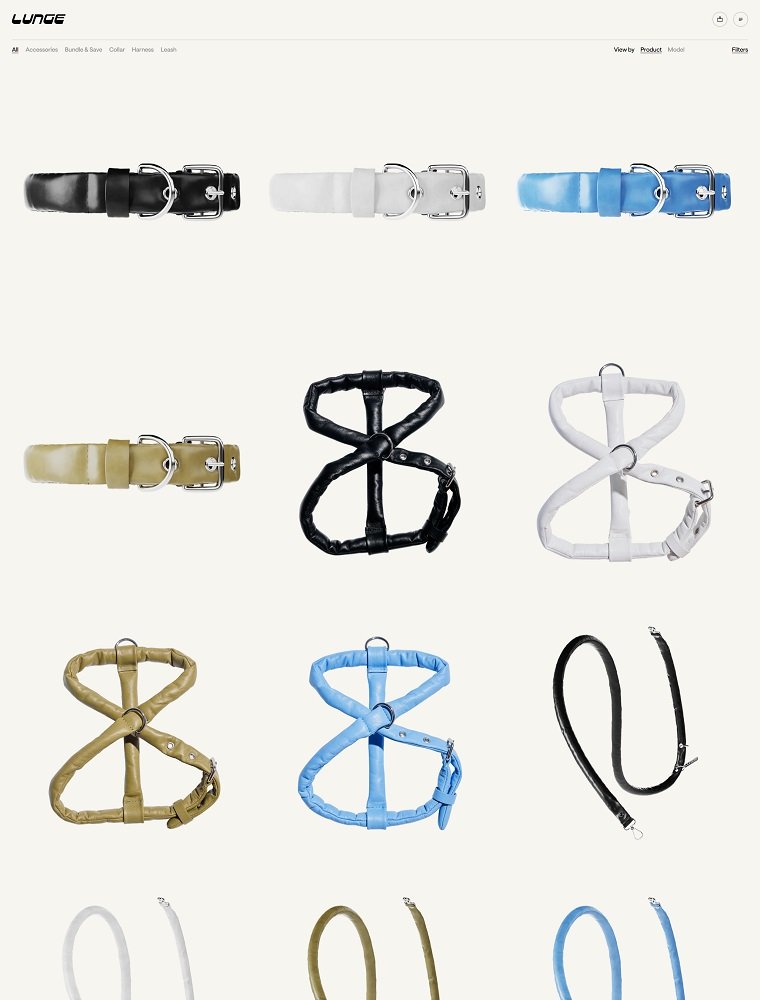 Lunge | eCommerce Website Design Gallery & Tech Inspiration