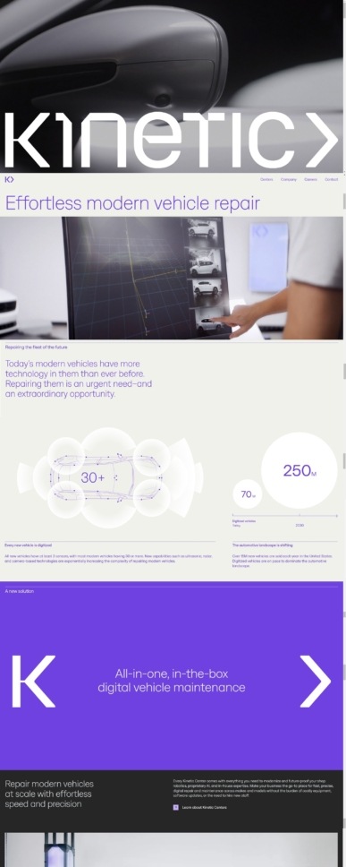 Kinetic | eCommerce Website Design Gallery & Tech Inspiration