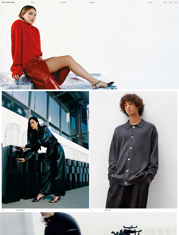 The Frankie Shop | eCommerce Website Design Gallery & Tech Inspiration