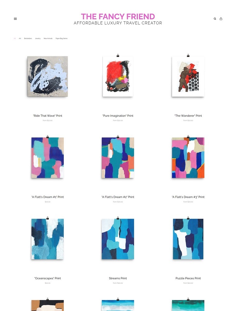 The Fancy Friend | eCommerce Website Design Gallery & Tech Inspiration